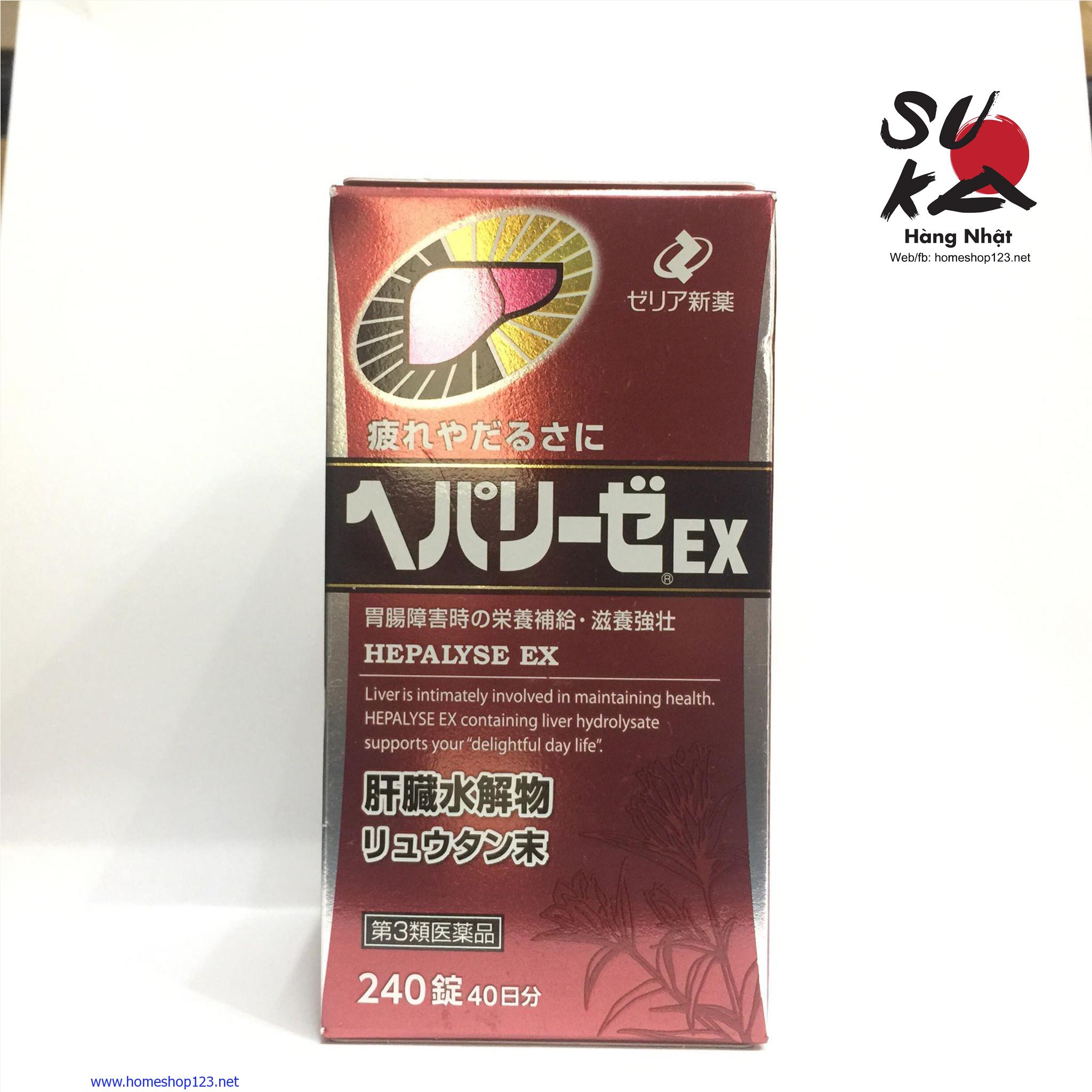 THUỐC BỔ GAN, GIẢI ĐỘC GAN CAO CẤP HEPALYSE GX 180 VIÊN - NHẬT BẢN